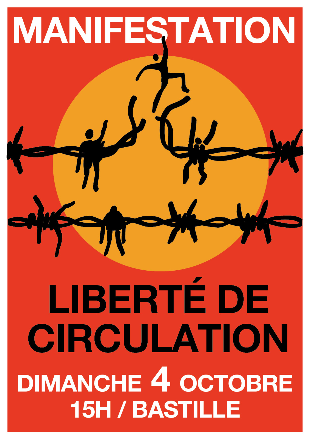 Manifestation pour la liberté de circulation | NPA Manifestation pour la liberté de circulation | NPA