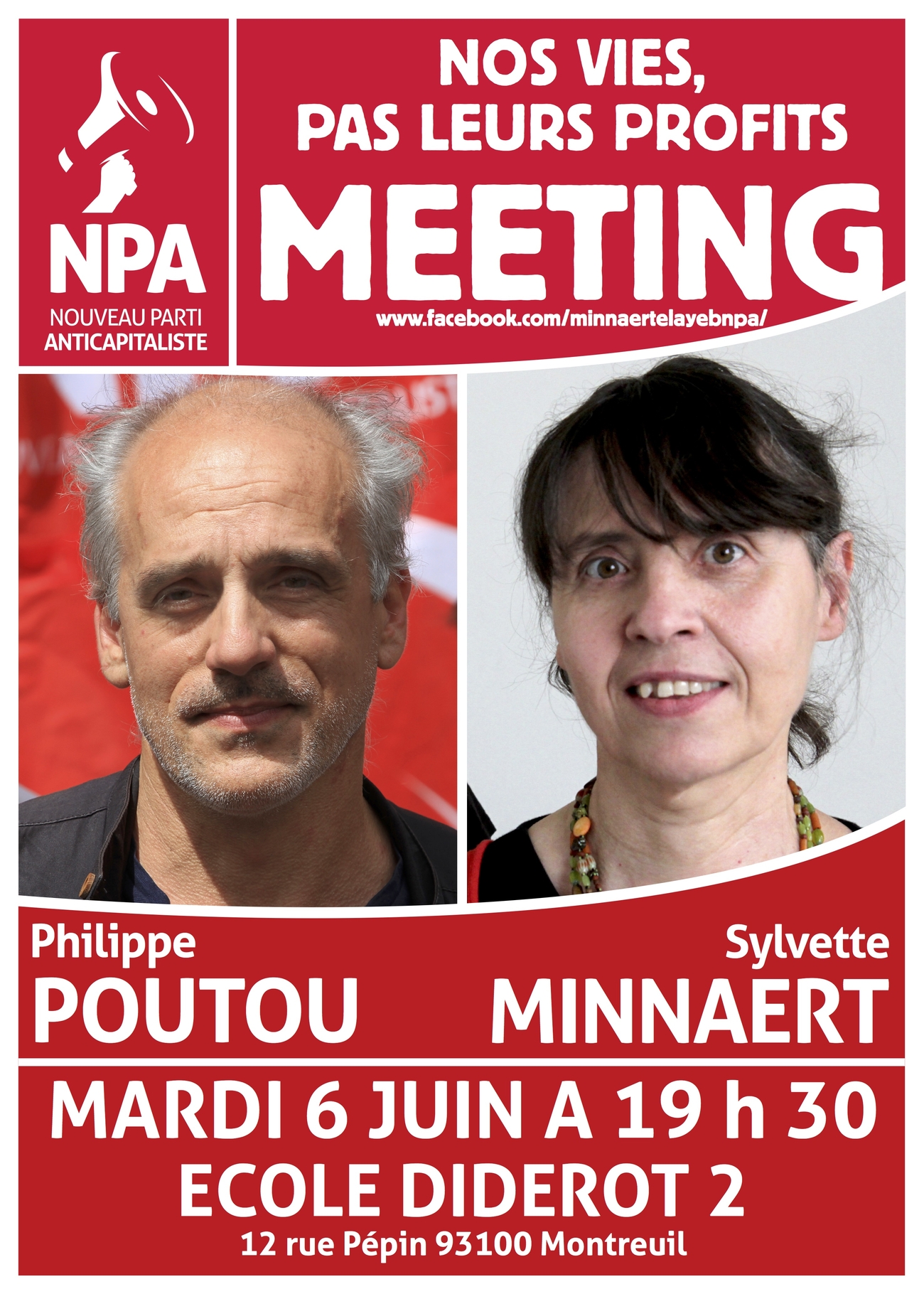 Montreuil - Réunion publique du NPA sur les légistatives | NPA