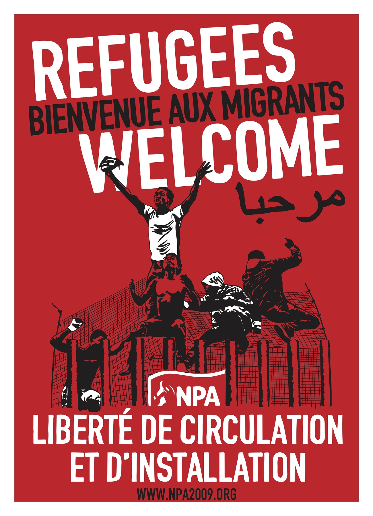 Affiches “liberté de circulation et d’installation” | NPA
