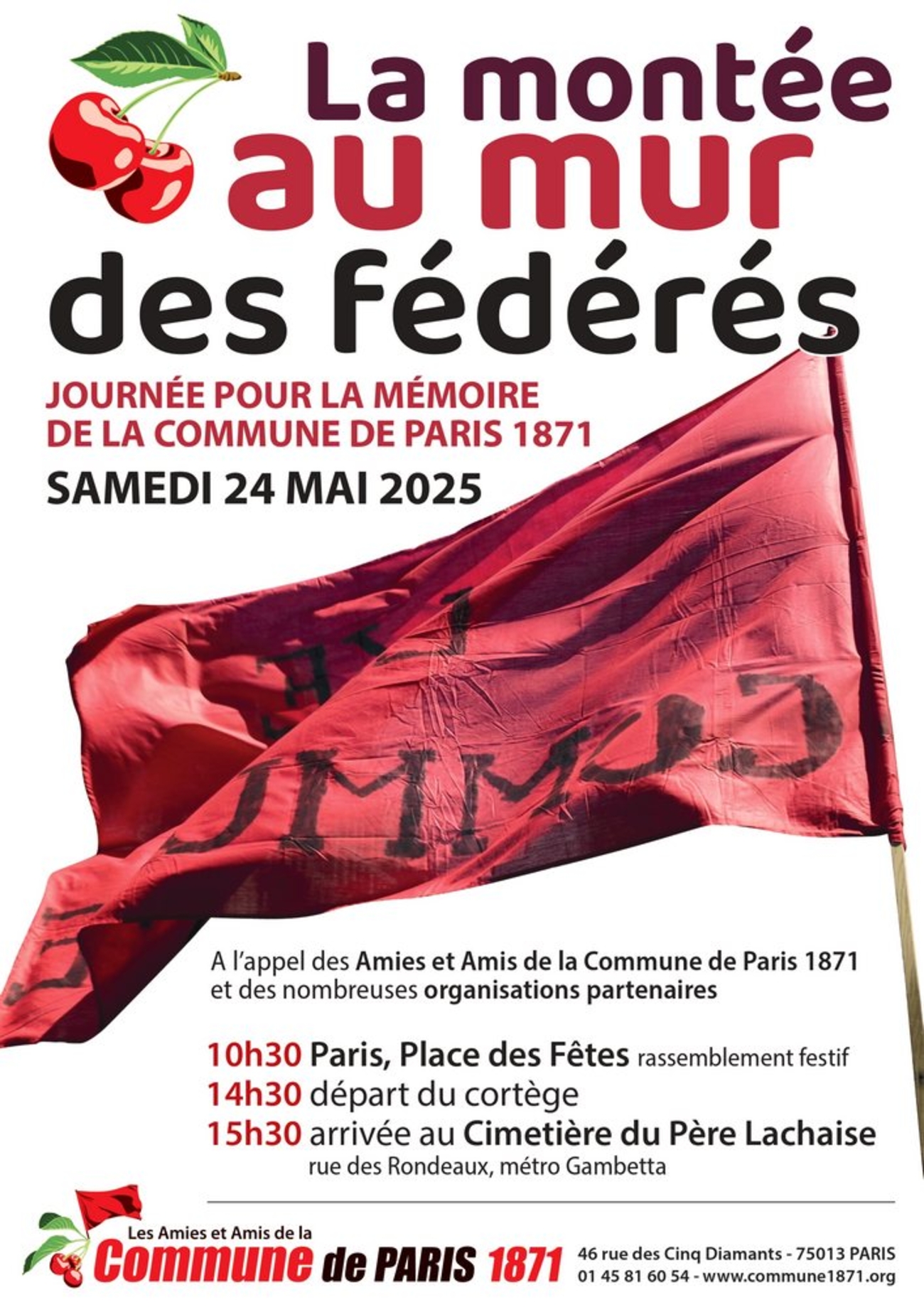 Paris (75) : Montée au Mur des Fédérés | NPA