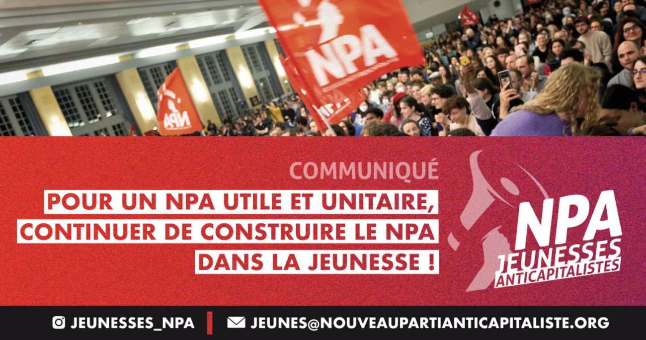Continuer de construire le NPA dans la jeunesse ! | NPA