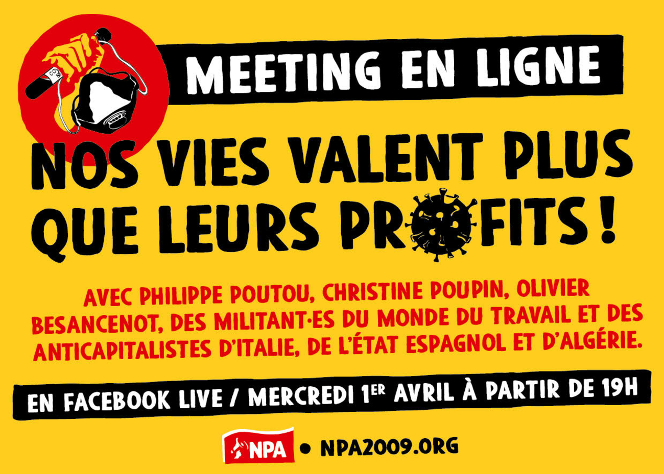 Meeting en ligne du NPA | NPA