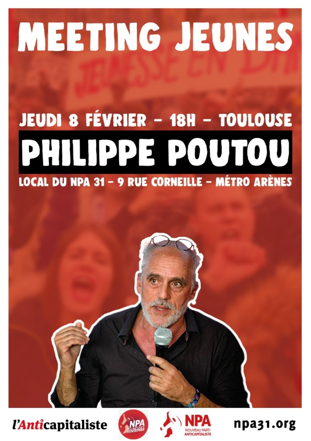 Toulouse - Réunion publique jeunes avec Philippe Poutou | NPA